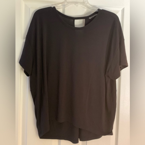 Athleta | Tops | Athleta Black Open Back Work Out Top Like New Xl ...